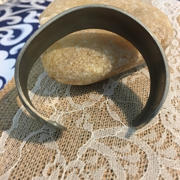 Narcissus | Jewelry | Vintage Pewter Bangle | Poshmark